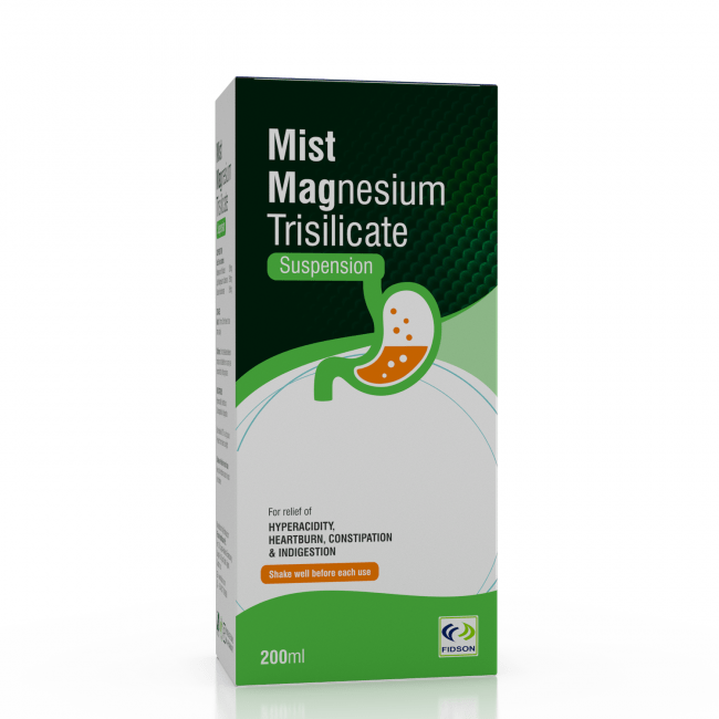 Mist Magnesium Trisilicate Suspension – Fidson Healthcare Plc.